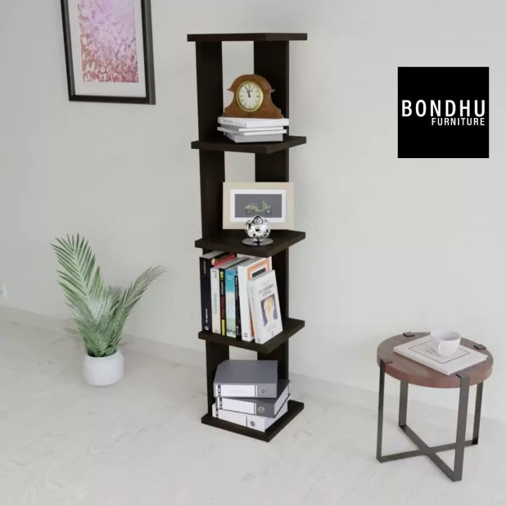 Bondhu Furniture Open Book Shelf,Bookcase, Bookshelf, MDF Made. | Daraz ...