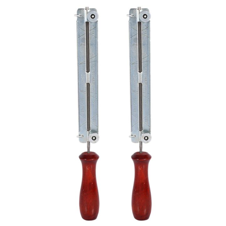 2pcs 3/16 Inch 4.8mm Round Flat Sharp Sharpening Sharpener Force File ...
