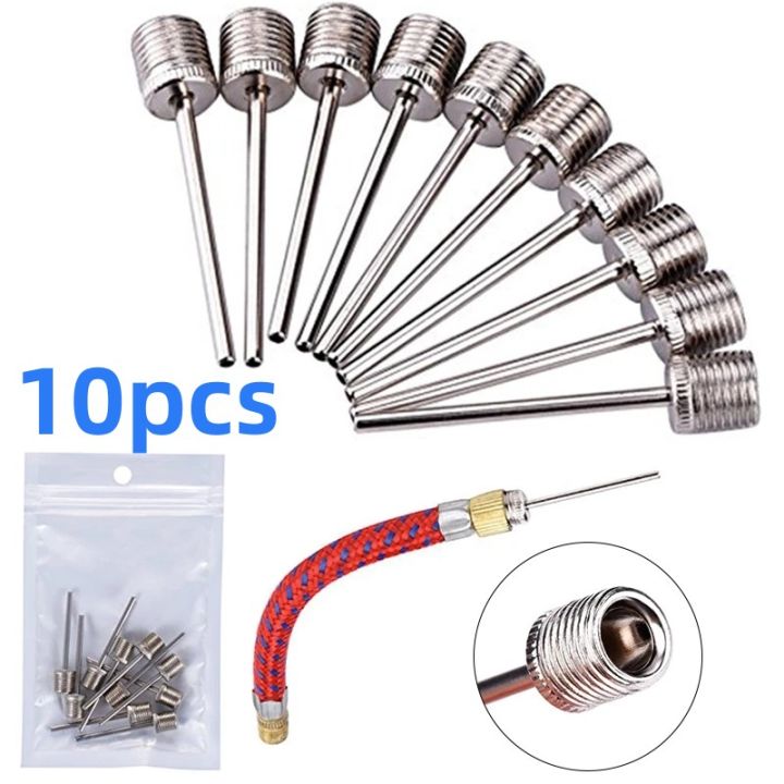 10Pcs Ball Air Needle Stainless Steel Pump Pin Basketball Inflating ...