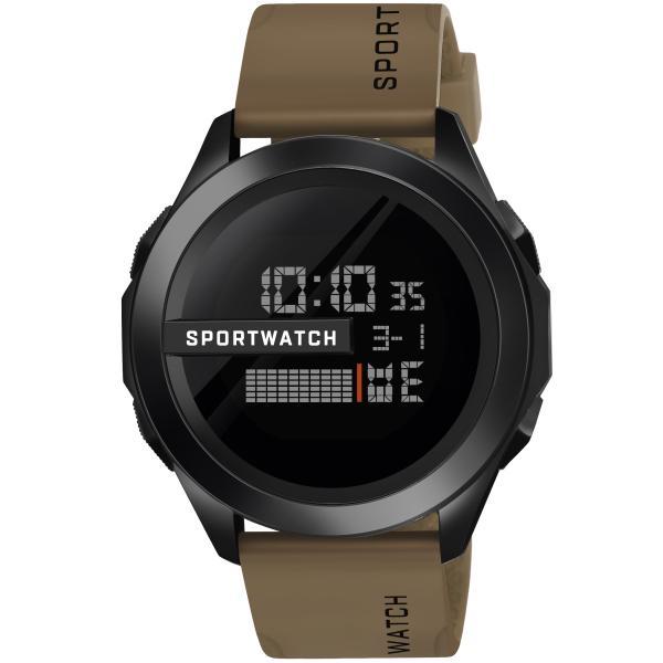 LASHIDA Wind Multi-Functional Simple Round Electronic Watch Sports Men ...