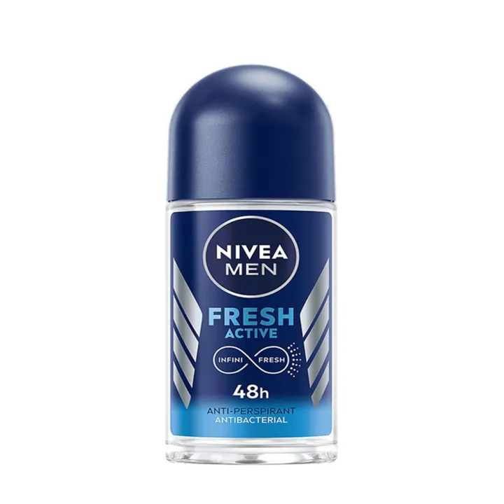 Nivea Men Fresh Active Deodorant Roll-On - 25ml (Indian) | Daraz.com.bd