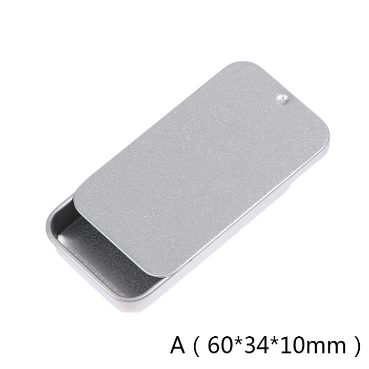 2pcs tinplate small push-pull box solid balm box metal packaging box ...