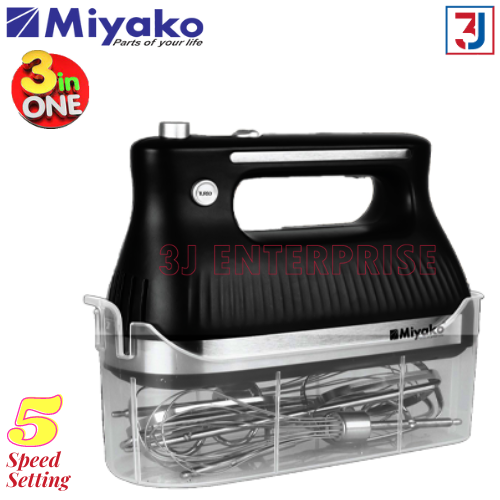 Miyako Egg Beater & Hand Mixer with Dough Hooks in a stoage Case 5 ...