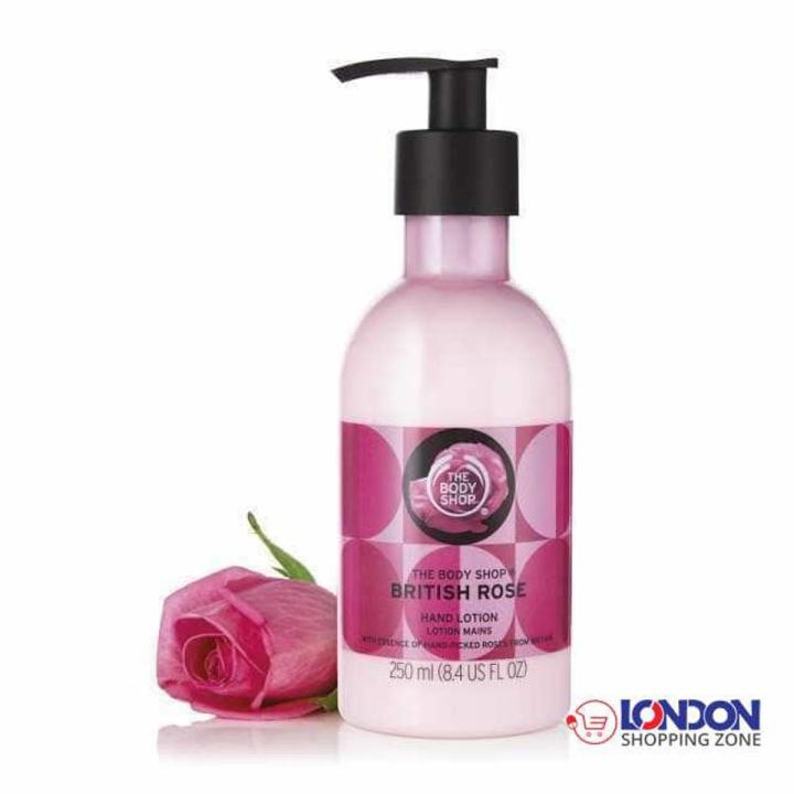 Body Shop British Rose Hand Lotion 250ML | Daraz.com.bd