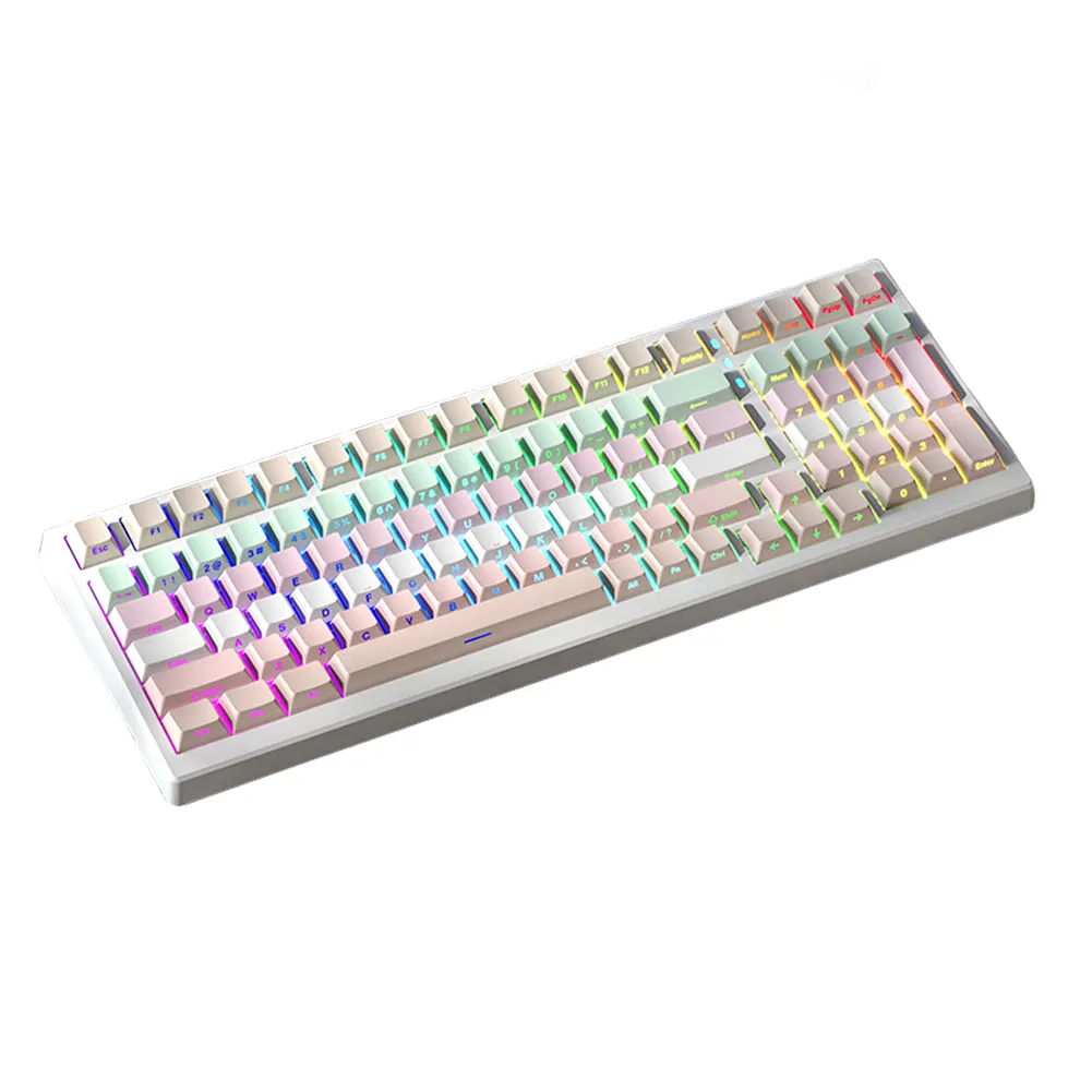 XINMENG X98PRO Mechanical Keyboard RGB Side Light Three Mode Hot Swap ...