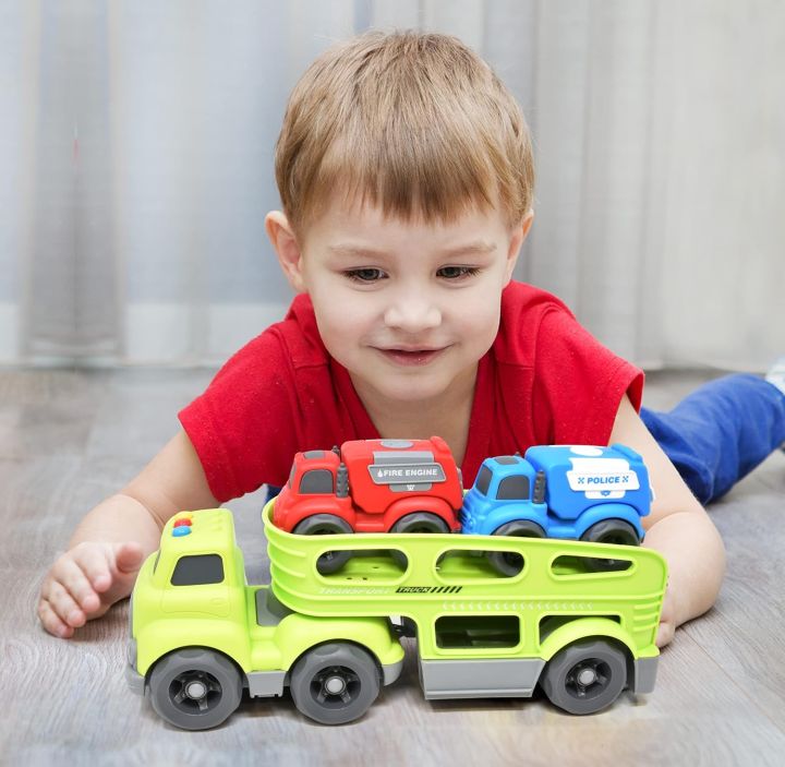 Number 1 In Service Emergency Rescue Vehicles Toy Cars for Toddlers ...