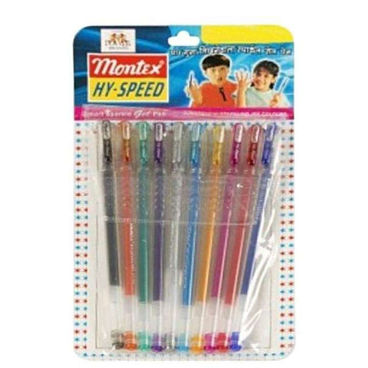 Montex Glitter Pen - 10Pcs | Daraz.com.bd