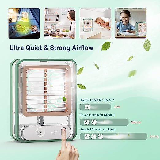 Portable Light Air Conditioning Fan | Daraz.com.bd
