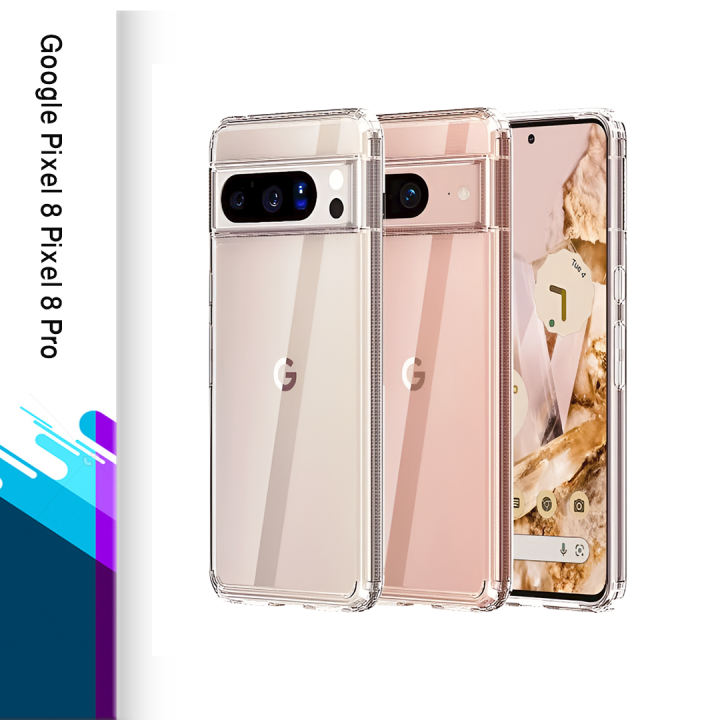 For Google Pixel 8 / Pixel 8 Pro - AGT Crystal Clear Soft TPU Ultra ...