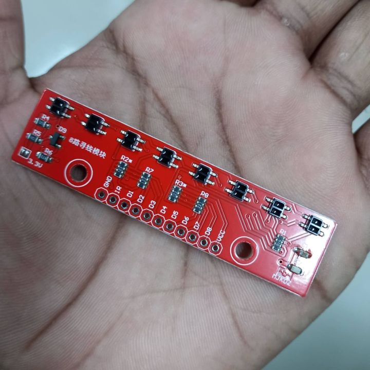 QTR-8RC 8 Channels Digital Infrared Reflectance Sensor Array QTR-8RC IR Infrared Line Tracking ...