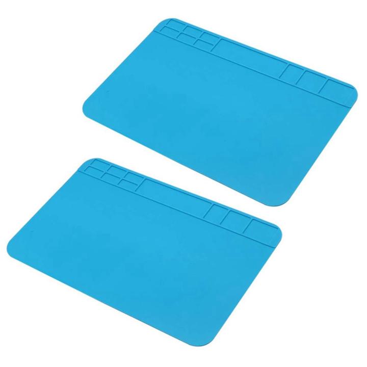 2X Insulation Silicone Soldering Repair Mat Heat Resistant Work Pad for ...