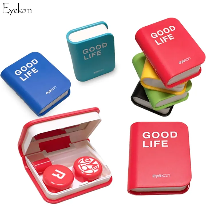 Eyekan Exclusive Portable Contact Lens Storage Kit with Tweezer ...
