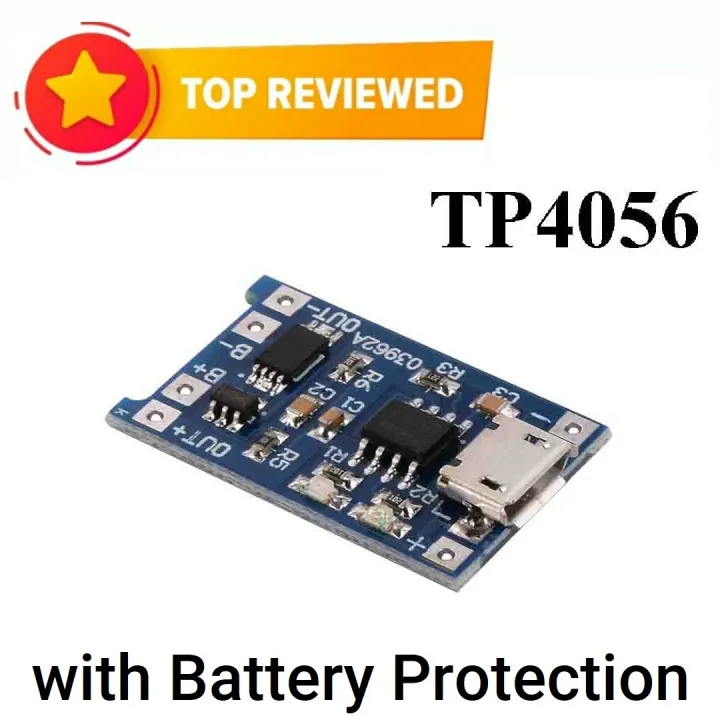 Tp4056 Module For 3.7V Lithium Ion Battery Charging , Discharging and ...