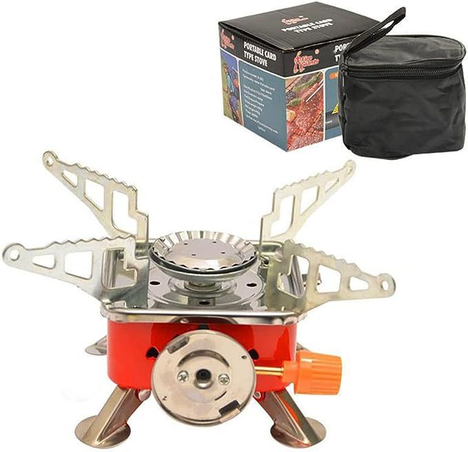 Portable Card Type Campaign Butane Gas Stove Burner With Bottle Or ...