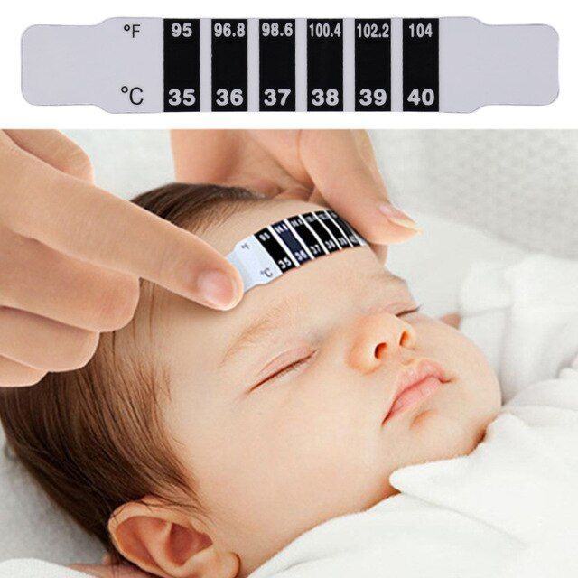 Fever Scan Baby Forehead Thermometer Strip Infant child Temperature ...