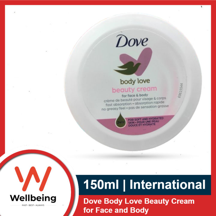 Dove Body Love Beauty Cream Deep Moisturisation 150ml | India | Daraz ...