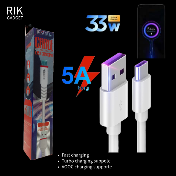 Excel Quick super fast Turbo charging cable PD Cable For Type C | Daraz ...