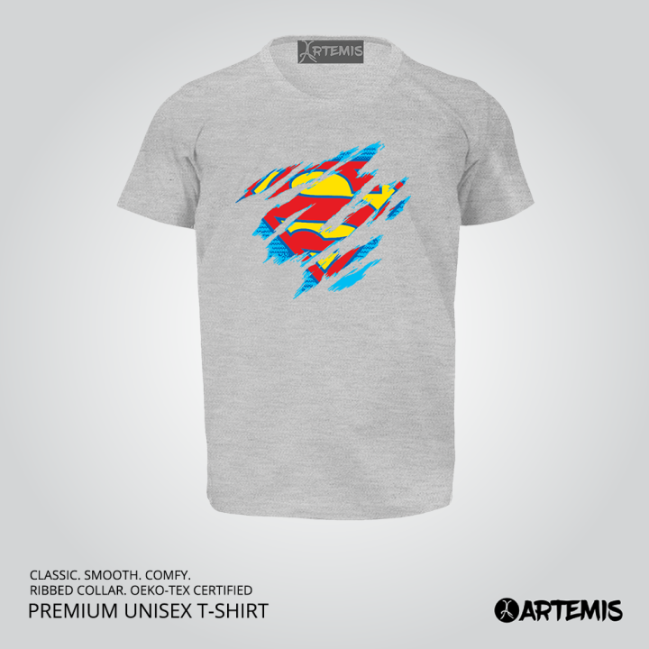 Superman Scratchy - Premium Unisex/ Men T-shirt By Artemis | Daraz.com.bd