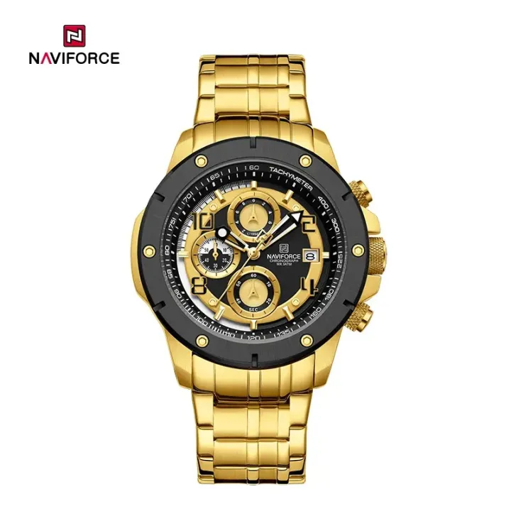 NAVIFORCE NF8056G Stylish and Trendy Men’s Watch Waterproof Luminous ...
