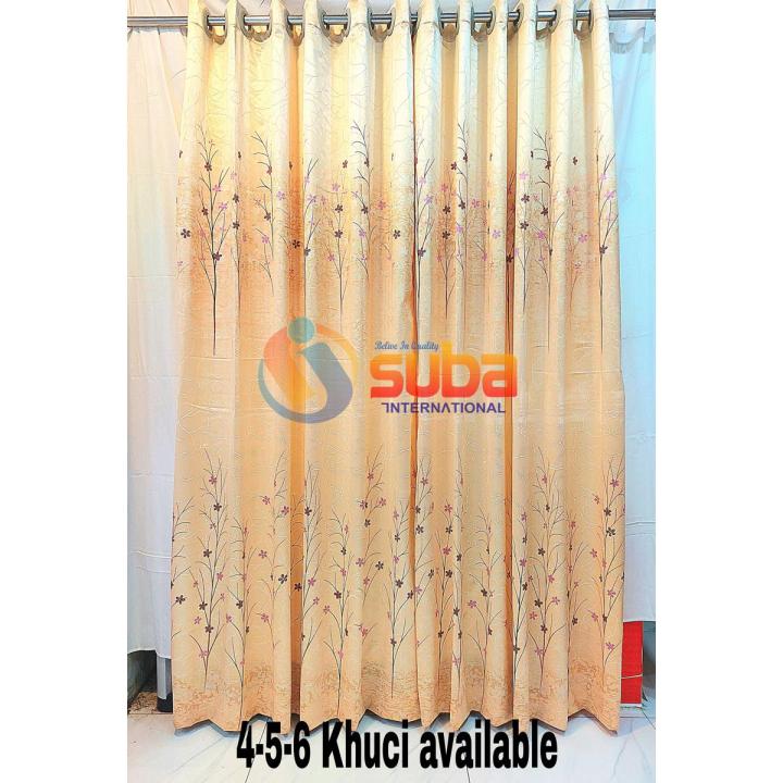 Premium Quality Home tex synthetic Curtain, (4-5-6 khuci) Poda, parda ...