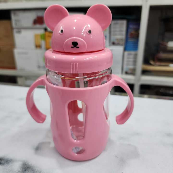 RFL Mickey Water Bottle 400 ML Trans & Light Pink Mum pot water pot ...