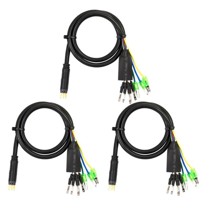 3Pcs 60cm E-Bike 9Pin Motor Convert Extension Cable Cord Waterproof ...
