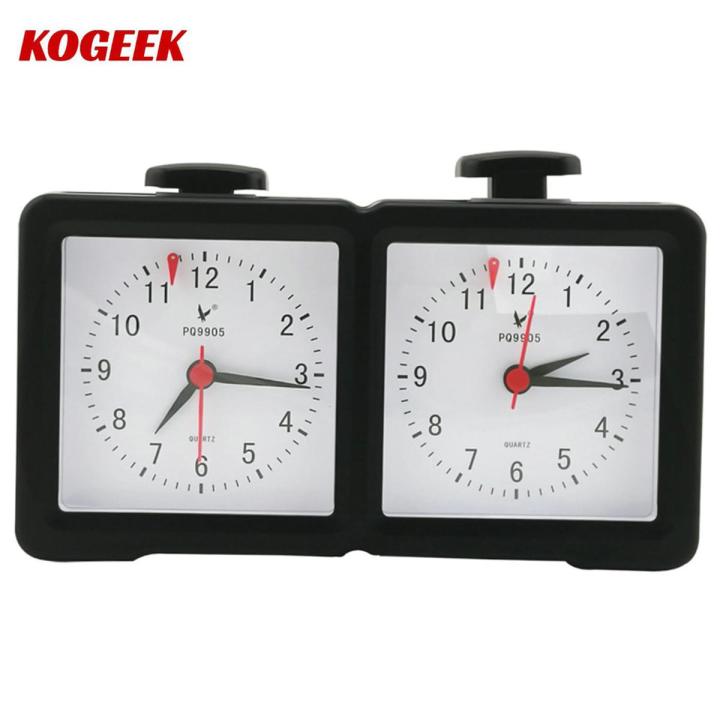 KOGEEK Chess Clock Quartz Electronic Analog Chess Clock Count Up Down ...