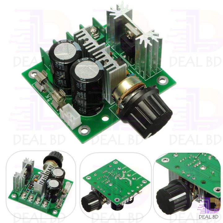 PWM 12-40V 12V DC Motor Speed Controller 12V 10A PWM Adjustable DC ...