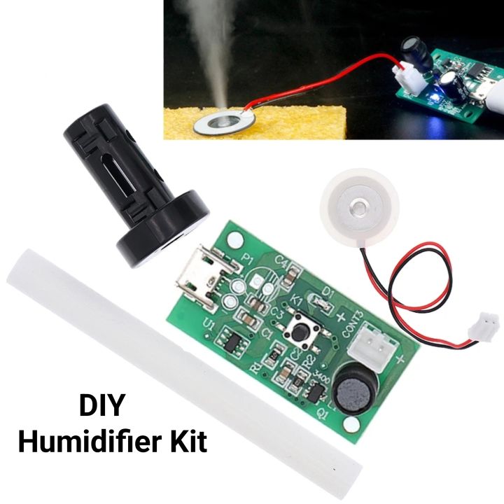 USB Mini Humidifier DIY Kits Mist Maker and Driver Circuit Board Fogger ...