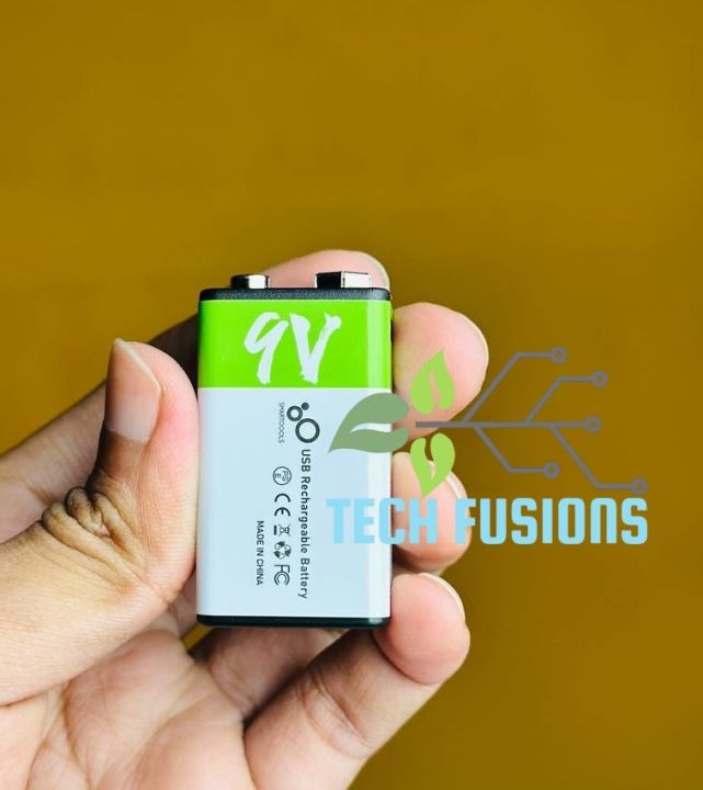 SmarToools 9V Type-C Lithium Rechargeable Battery 650mAh 1200 Times ...