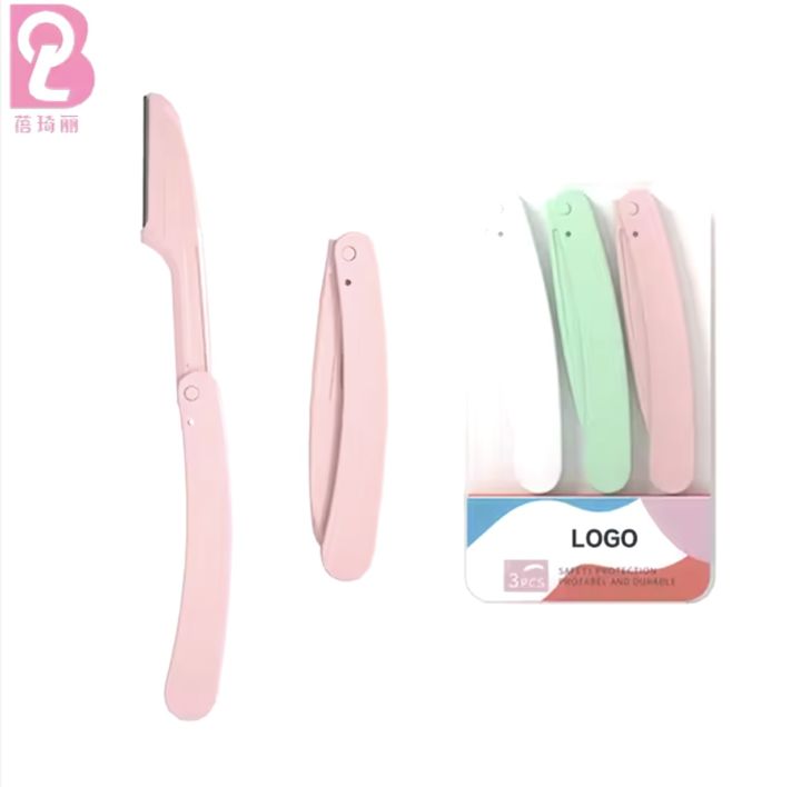 Facial Foldable hair removal knife Portable Eyebrow Trimmer Women Face ...