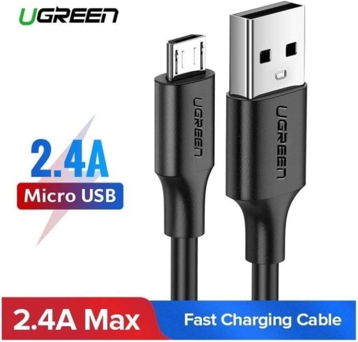 Ugreen cable USB - micro USB 2A 2m black cable (60138) | Daraz.com.bd