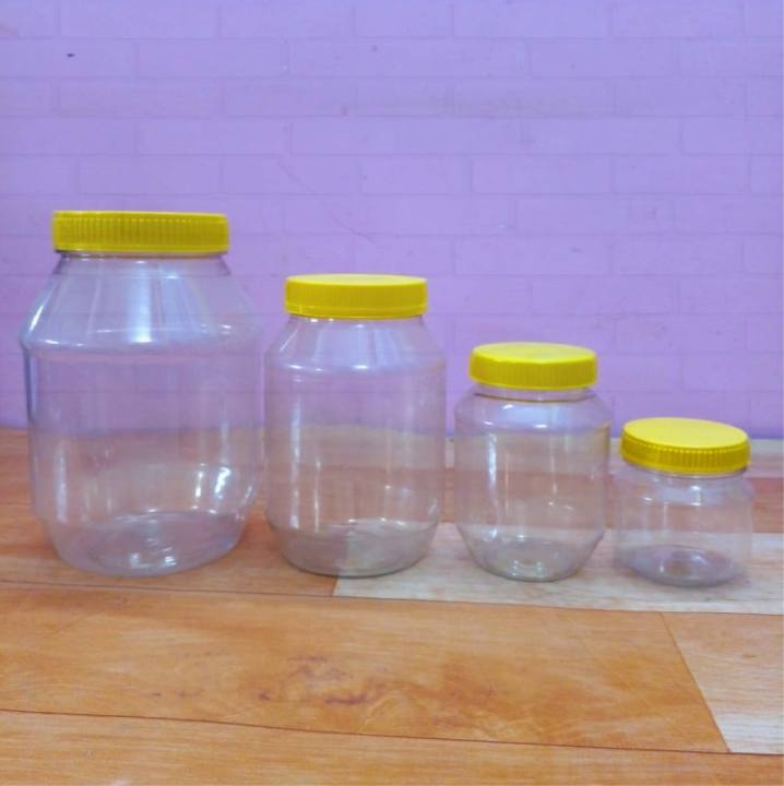 GHEE JAR BGHABARI Empty Jar Container Food Gread Plastic Jar Per size ...