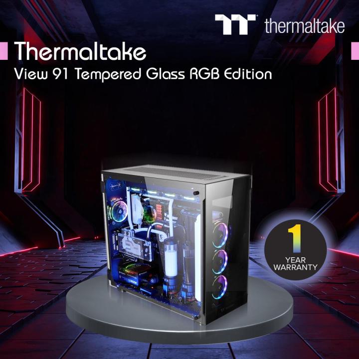 Thermaltake View 91 Tempered Glass RGB Edition Super Tower Chassis ...