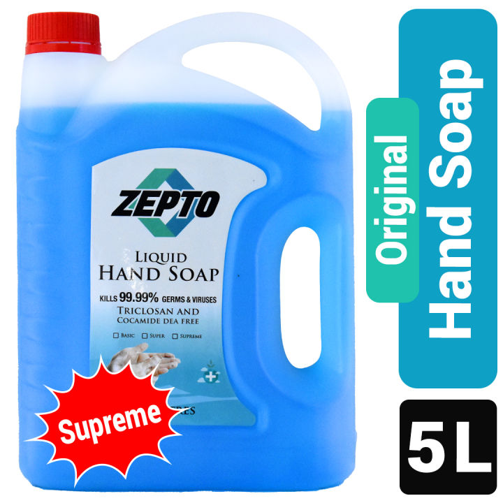 Zepto Handwash- Liquid Floral Hand Soap - 5 Liter | Daraz.com.bd