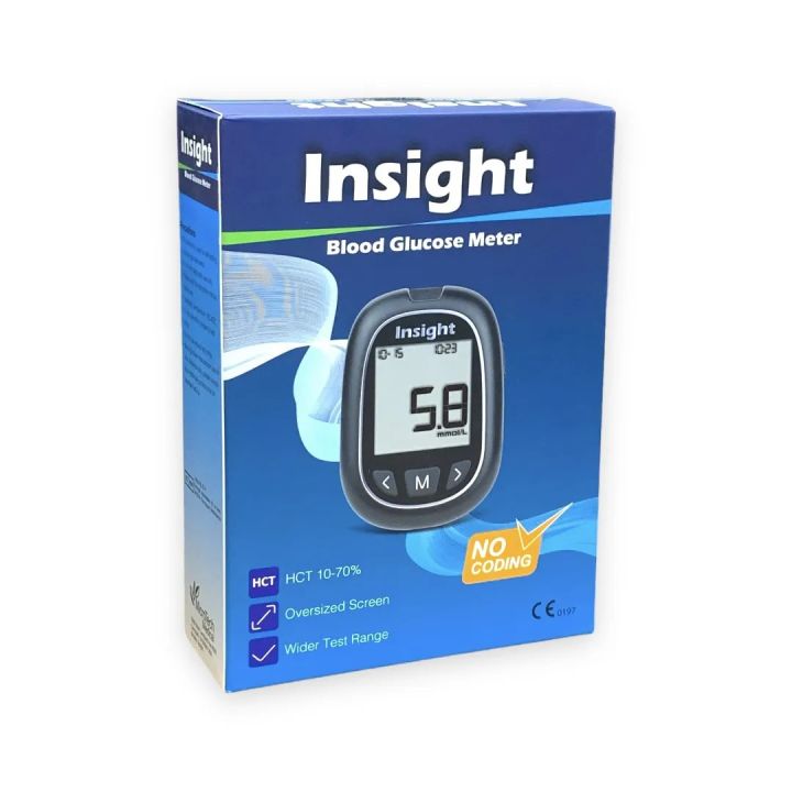 INSIGHT Check SHC Blood Glucose Monitoring Diabetes Machine | Daraz.com.bd