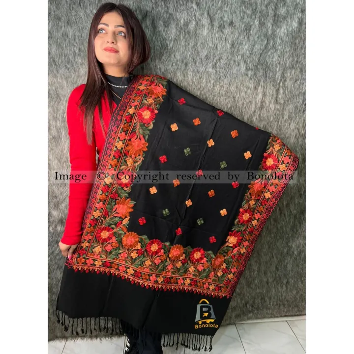 Kashmiri Poshmina shawl Women winter collection shal Avon Fabric ...