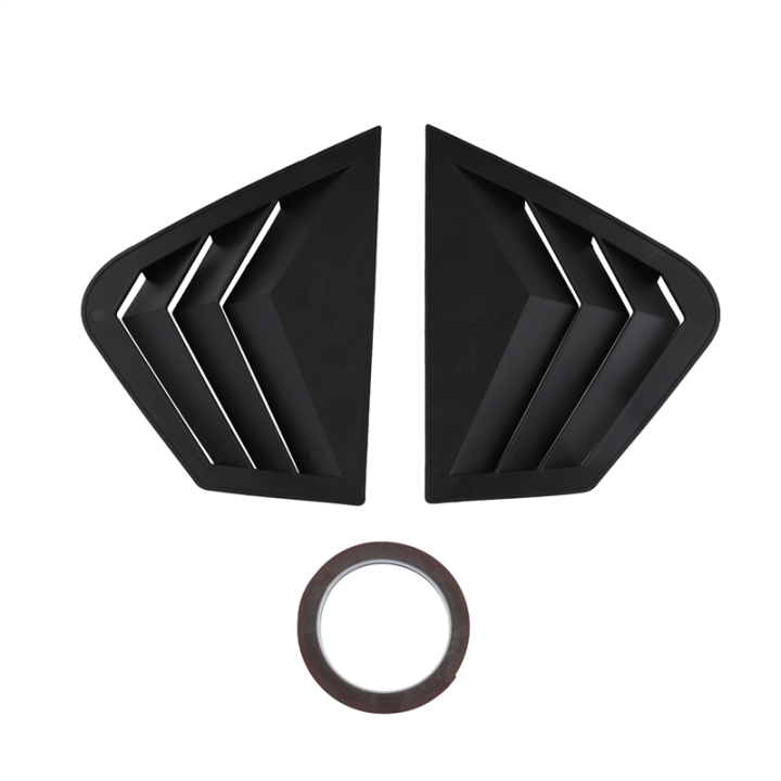 Car Rear Side Window Blinds Trim Cover Louver Stickers Frame Car ...
