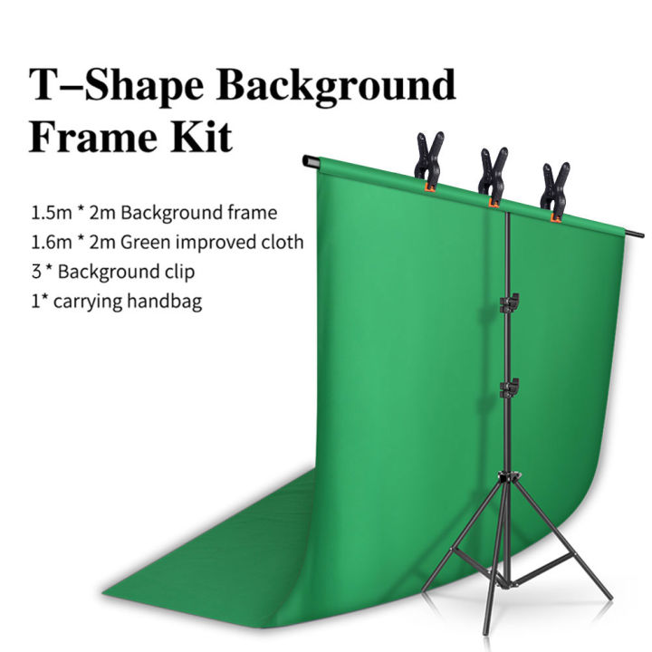 Photography Photo Studio T-Shape Backdrop Background Stand Frame ...