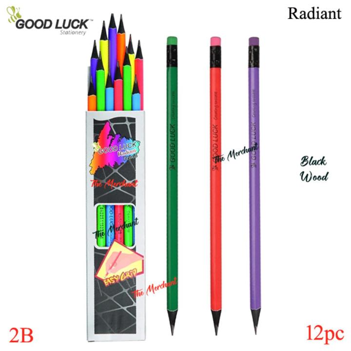 Good Luck Radiant Pencil - 2B - 12pc | Daraz.com.bd
