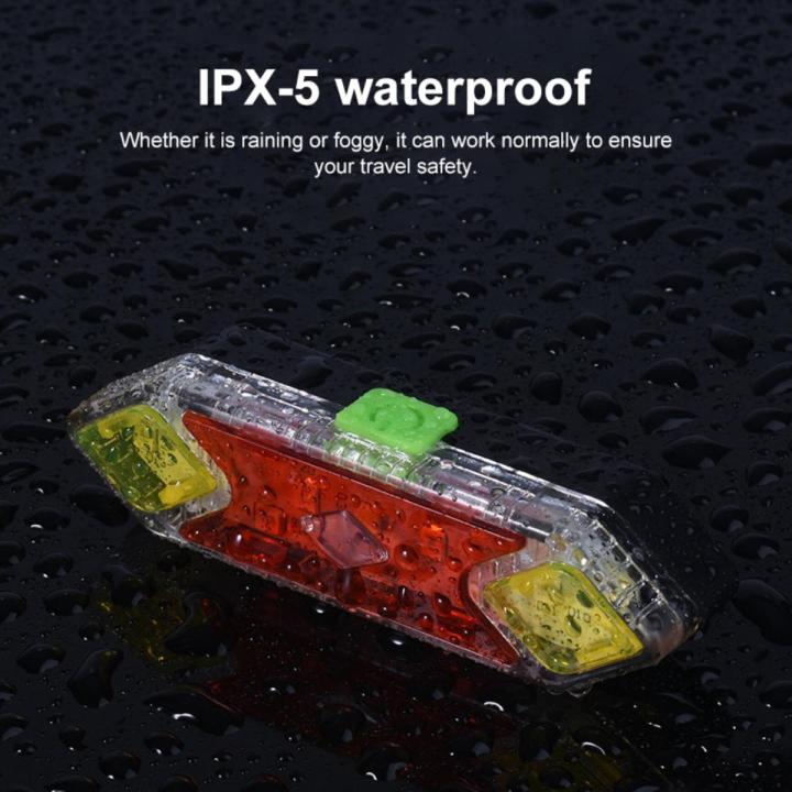 BBOOM【In stock】 New bicycle riding tail light charging warning lights ...