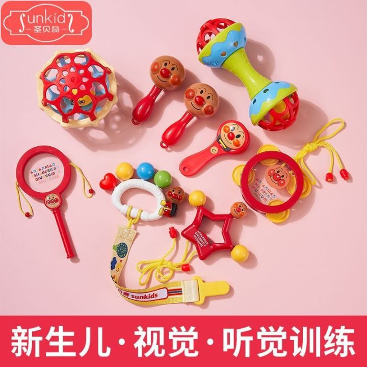 Sand Hammer Bread Poreless Rattle Drum Baby Toy Hand Shaker Bell 0-3 ...
