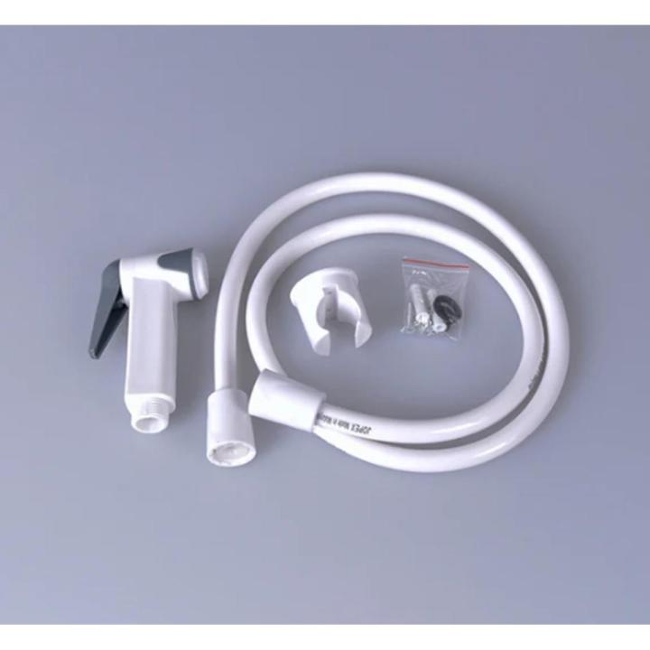 ABS Plastic Hand Bidet Sprayer, Push Shower( Spray Head Set with Hose ...