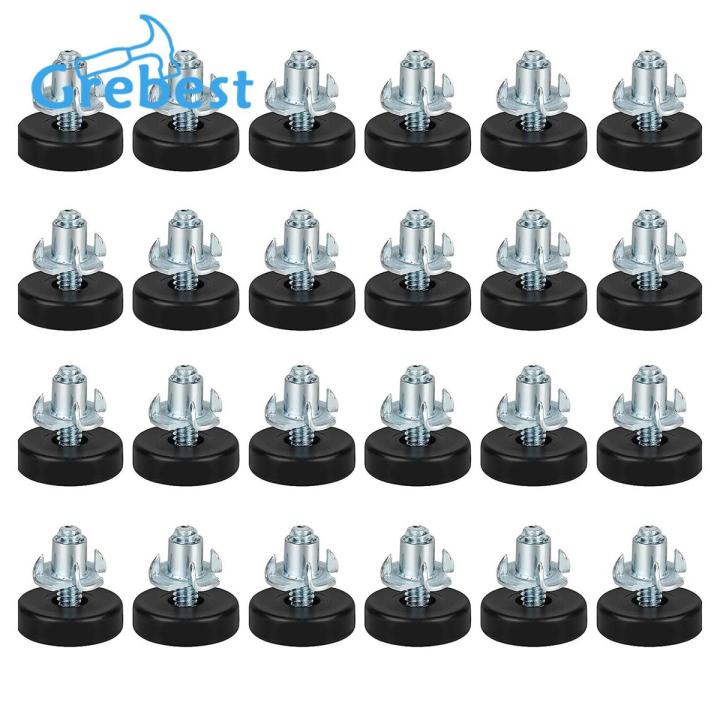 Furniture Feet Levelers 24 Feet Leveler 24pcs Thread Furniture Glide ...