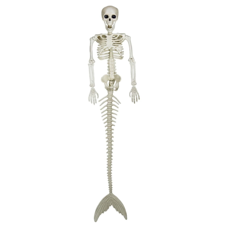 Halloween Skeleton Mermaid Skeleton Scene Decoration Outdoor Cemetery ...