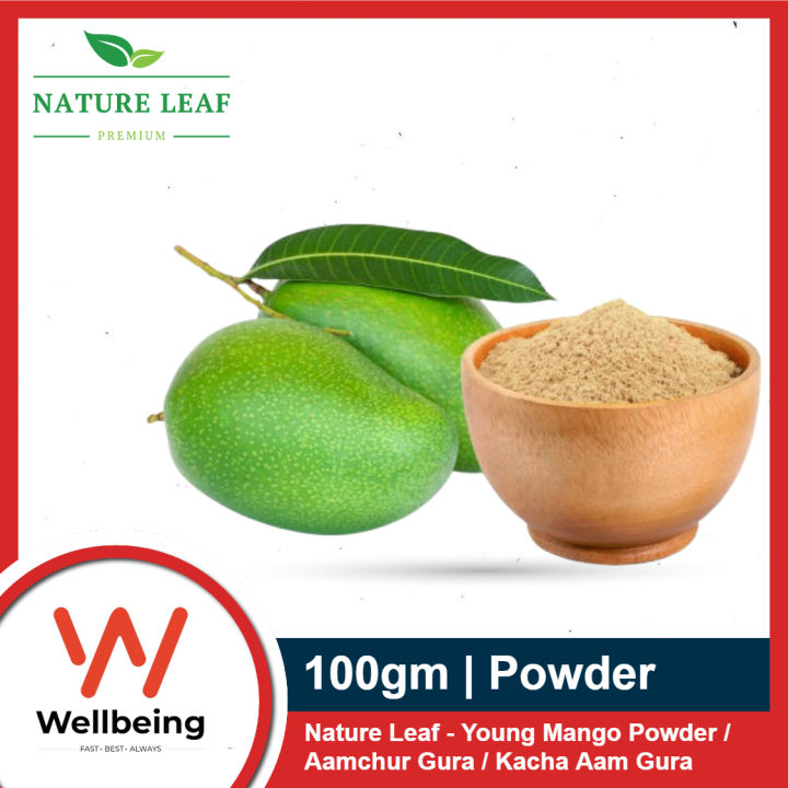 Nature Leaf - Young Mango Powder / Aamchur Gura / Kacha Aam Gura ...