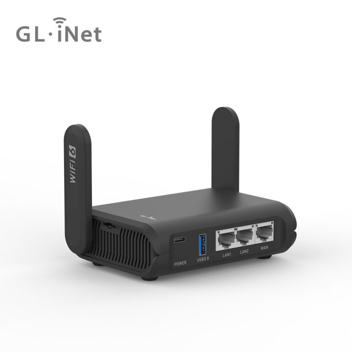 GL.iNet GL-AXT1800 (Slate AX) Wi-Fi 6 Gigabit Travel Router,Client ...