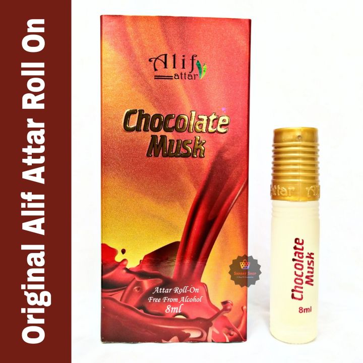 Alif Chocolate Attar for Men and Women Non Alcoholic Perfume Long ...