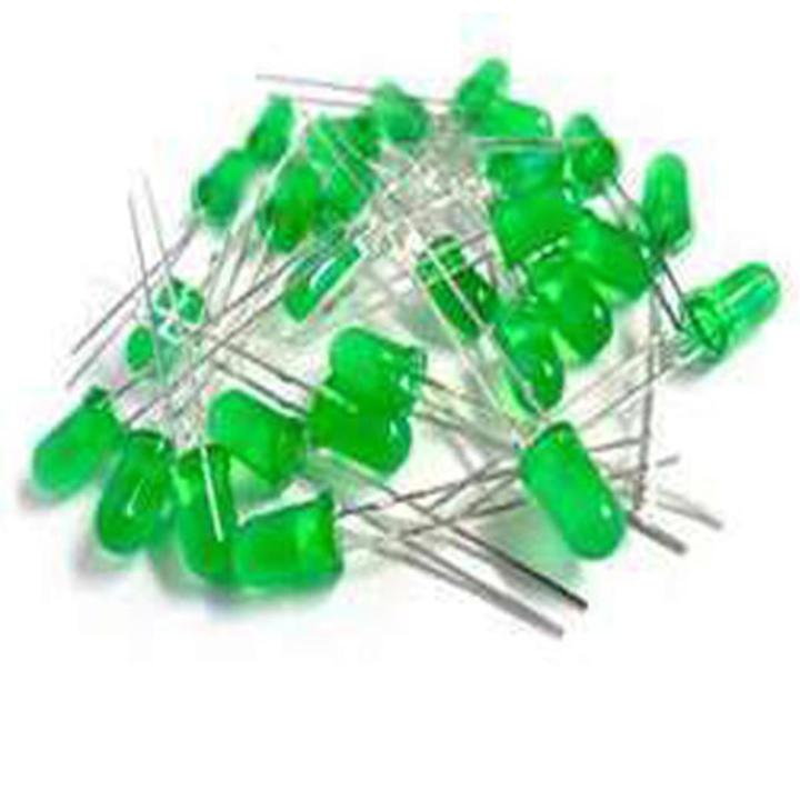 5mm Green LED - 100 Pcs | Daraz.com.bd