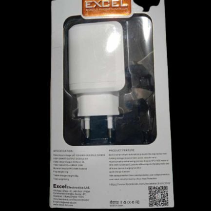 Excel E110 Fast Charger 4.2A Charging Adapter 24W Fast Charging | Daraz ...